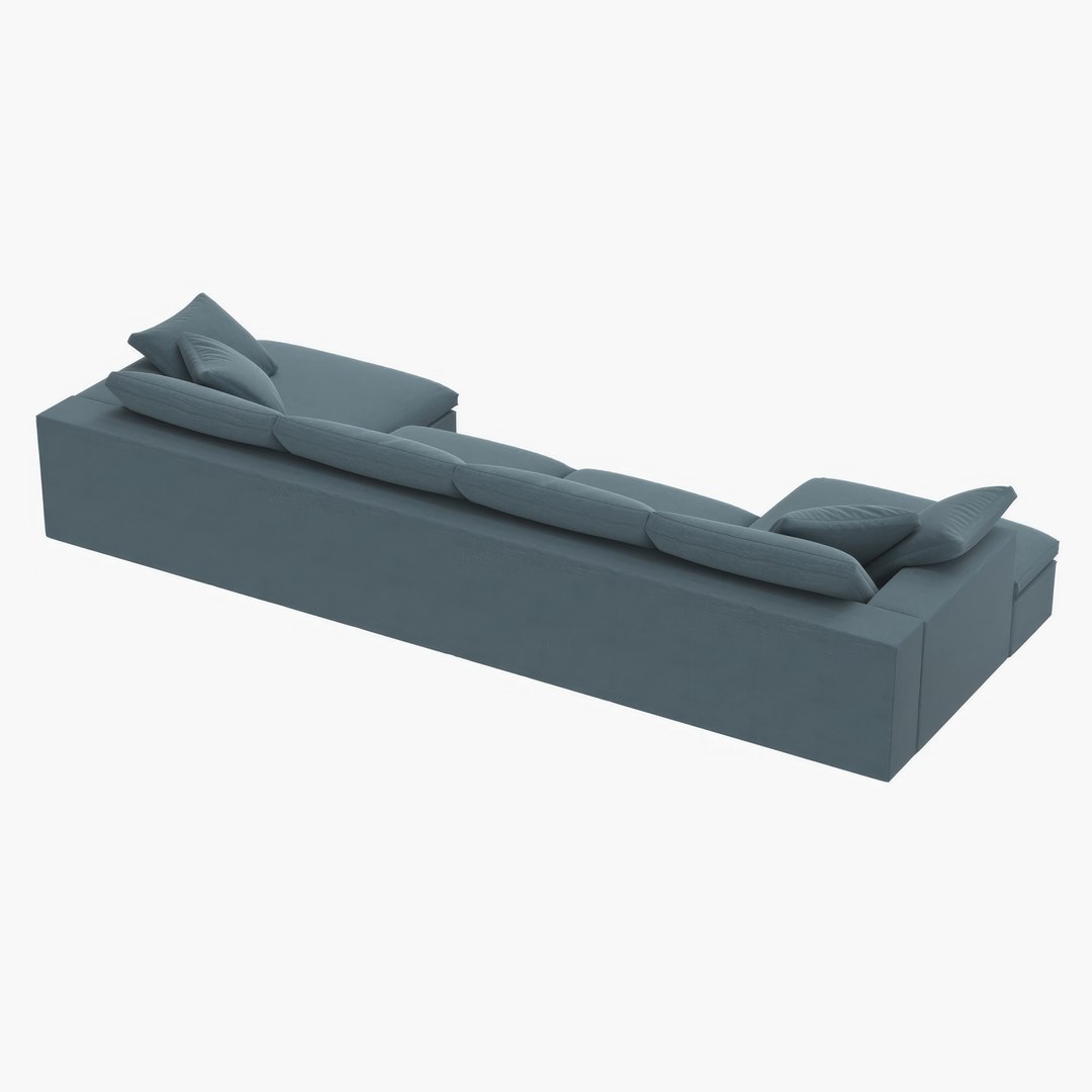 RH Cloud Modular Customizable Sectional 3D Model - TurboSquid 2087587