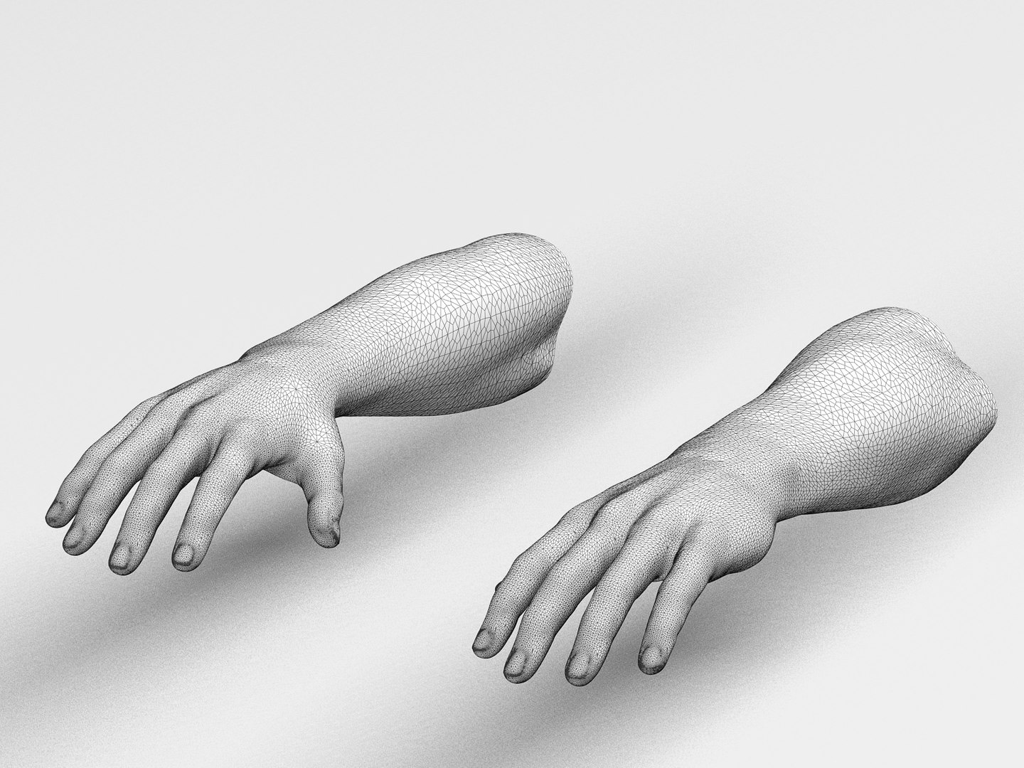 Realistic Man Hands Model - TurboSquid 1537051