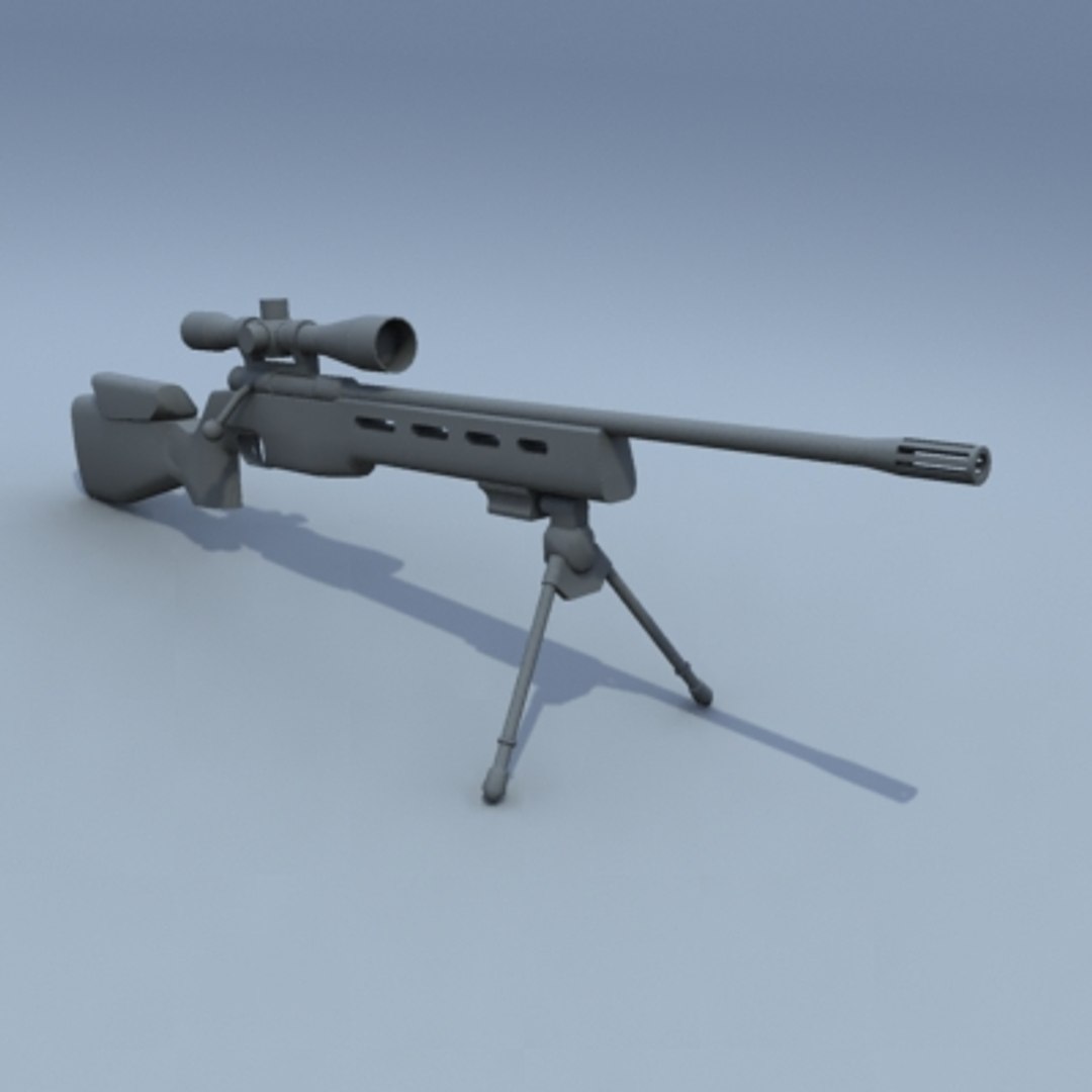 Ssg 3000 Rifle Sniper 3d Model