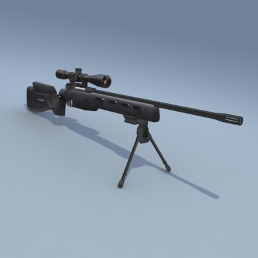 Ssg 3000 Rifle Sniper 3d Model