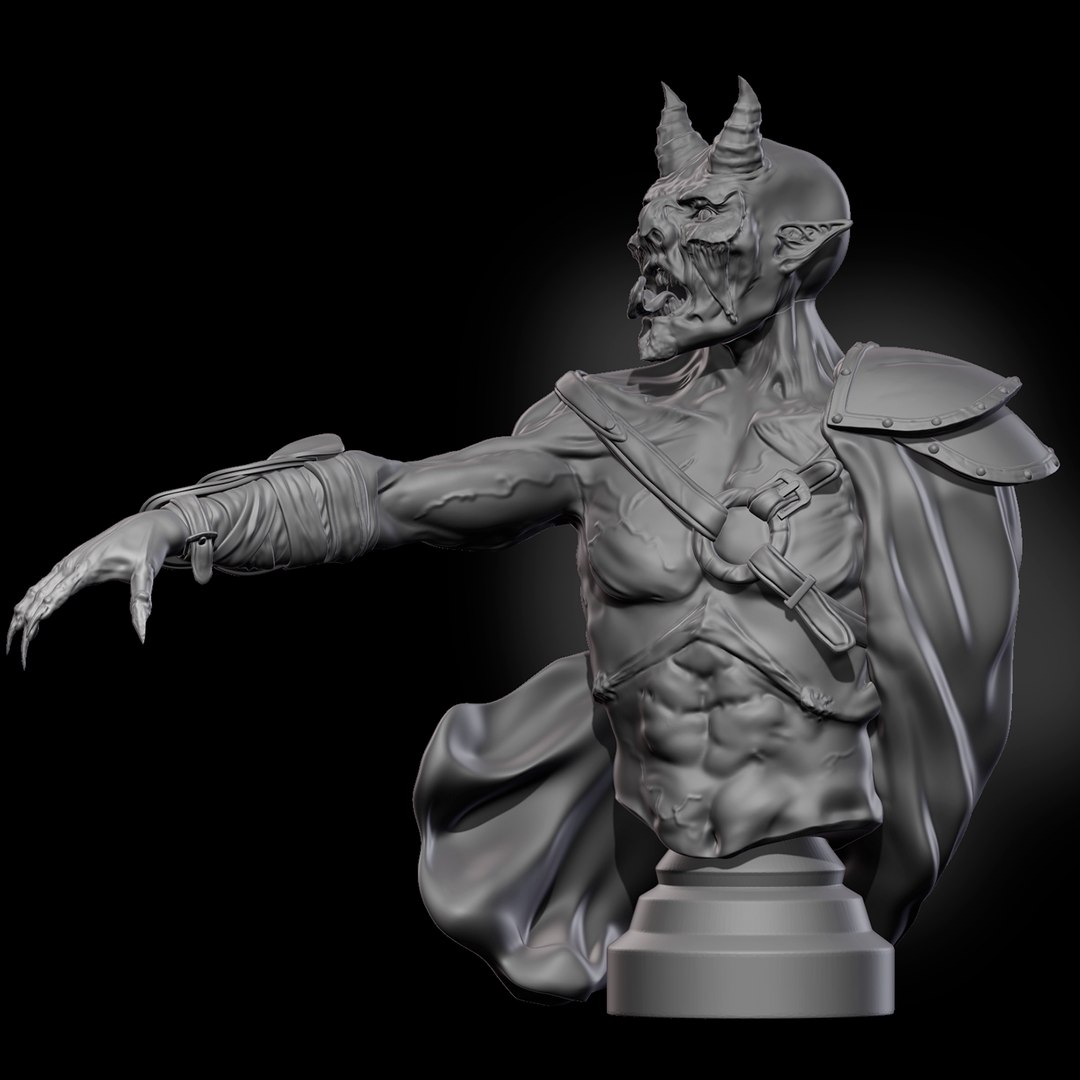 Free 3D Demon Leader 3D Print Model Model - TurboSquid 2106214