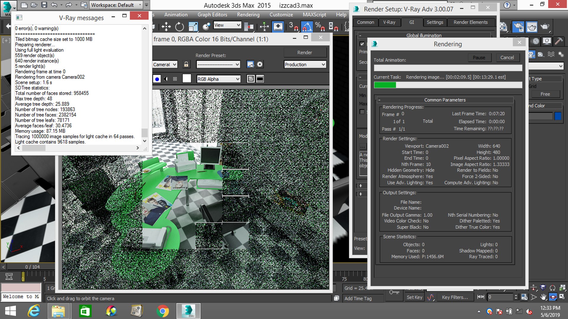 3D Simple Office Interior Design - TurboSquid 1463288
