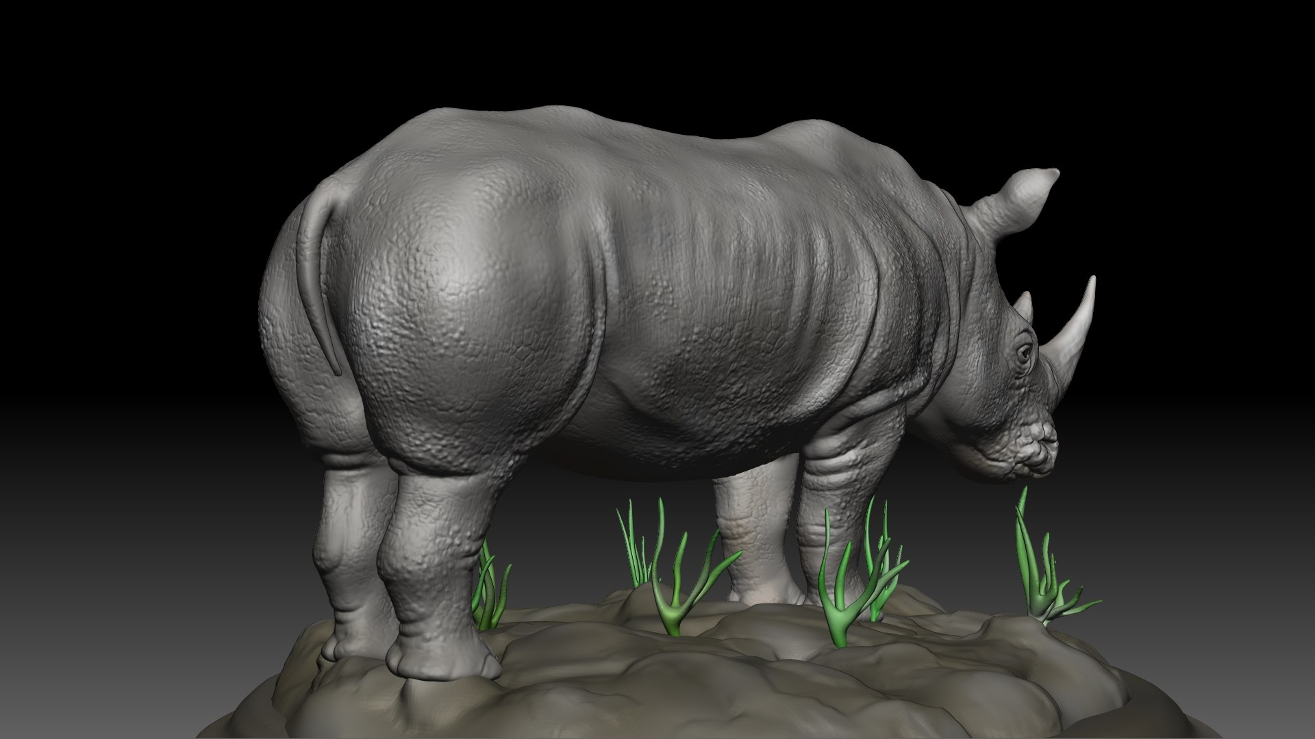 3D Model Rhinoceros - TurboSquid 2230950