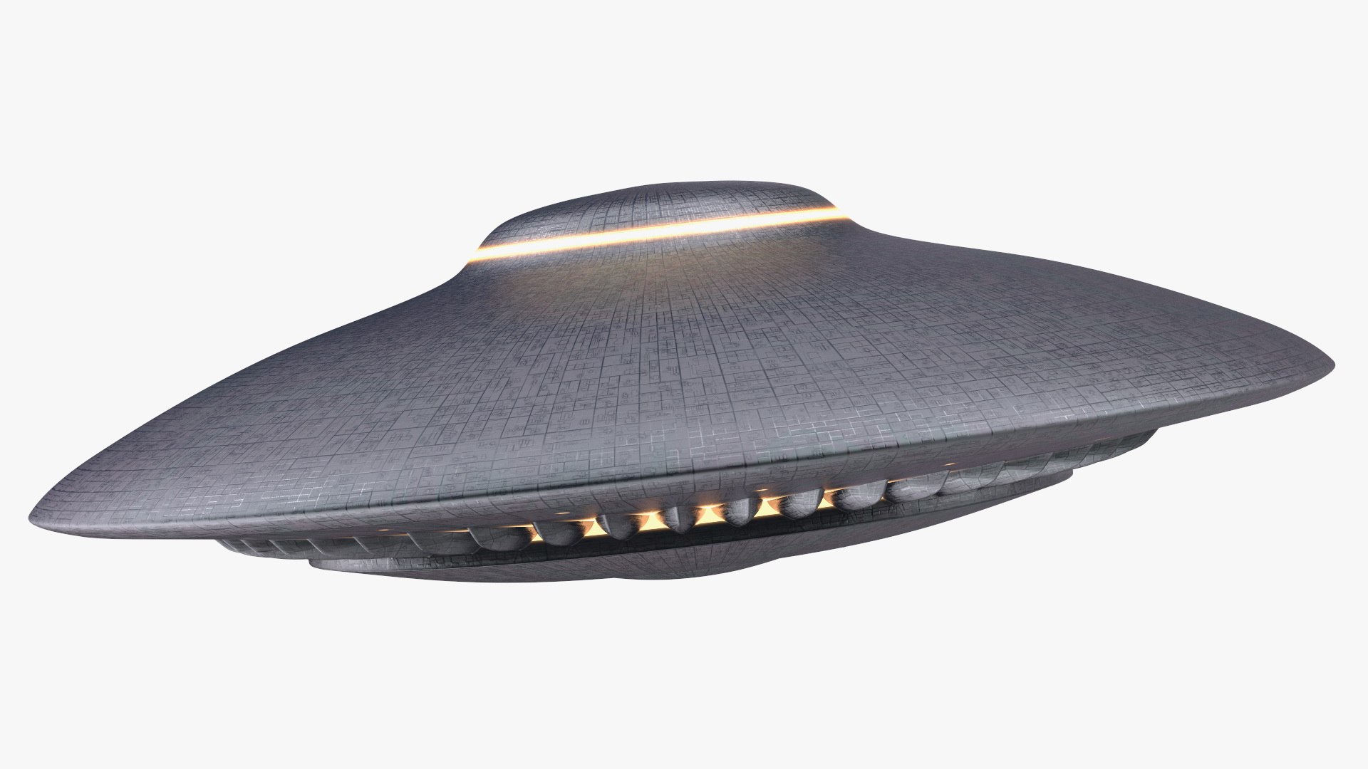 3D UFO Flying Saucer model - TurboSquid 2158735