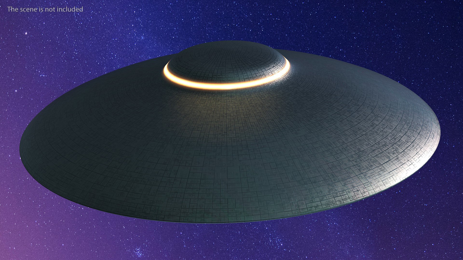 3D UFO Flying Saucer model - TurboSquid 2158735