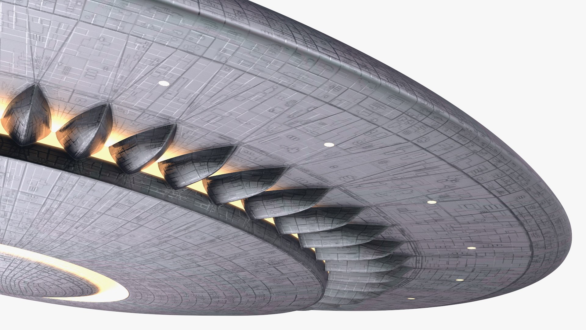 3D UFO Flying Saucer model - TurboSquid 2158735