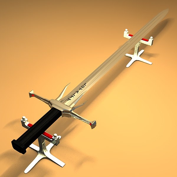 3d model sword