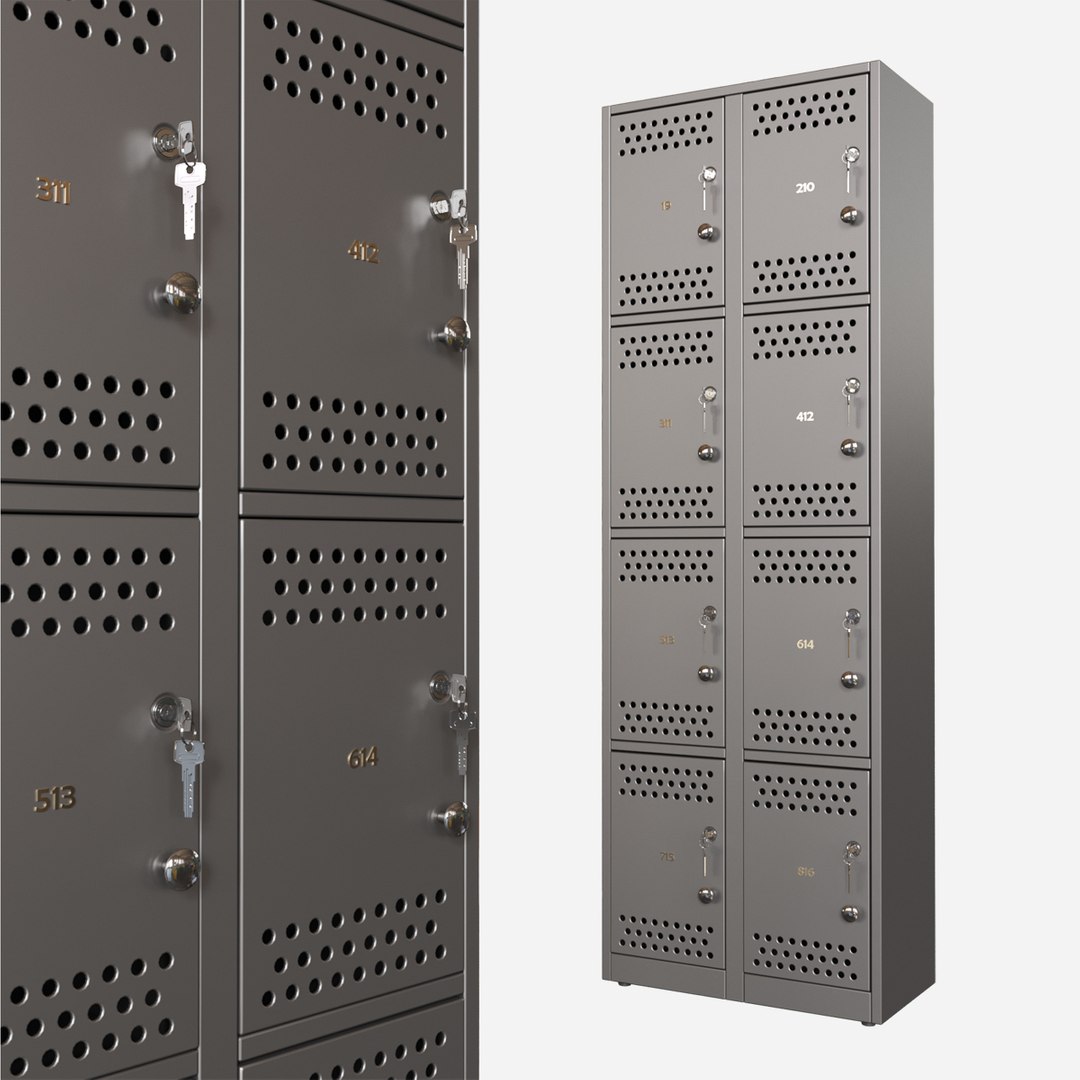 3D Storage Unit model - TurboSquid 1970187