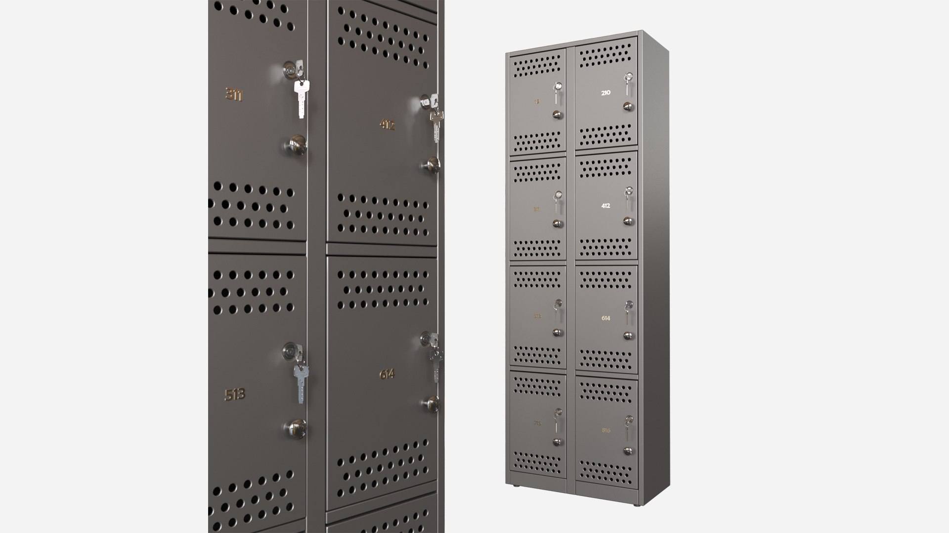 3D Storage Unit Model - TurboSquid 1970187