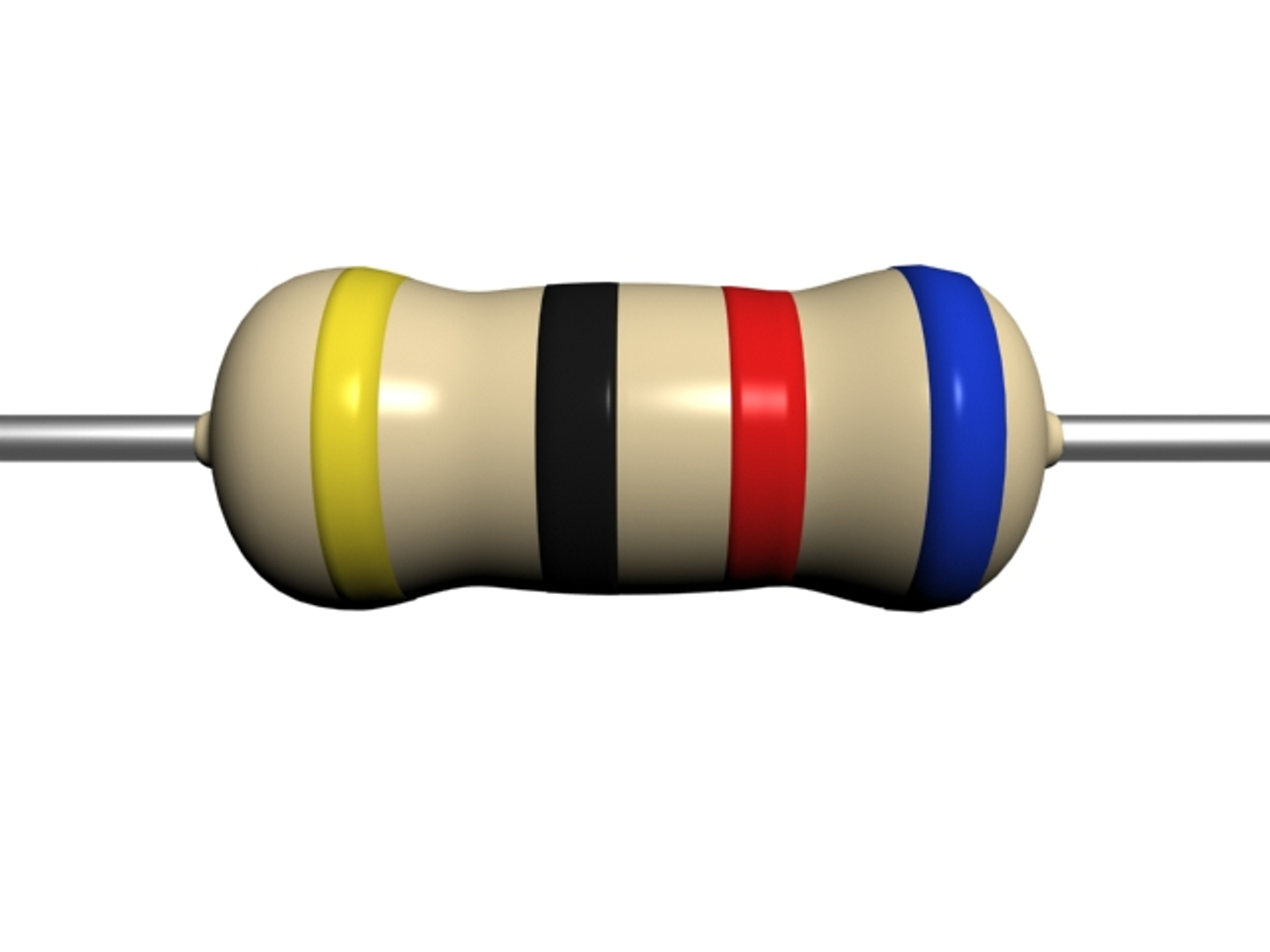 carbon resistor 3d model