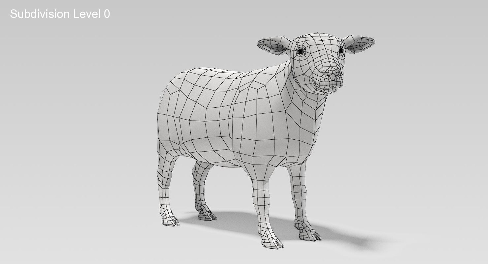 3d Model Realistic Sheep