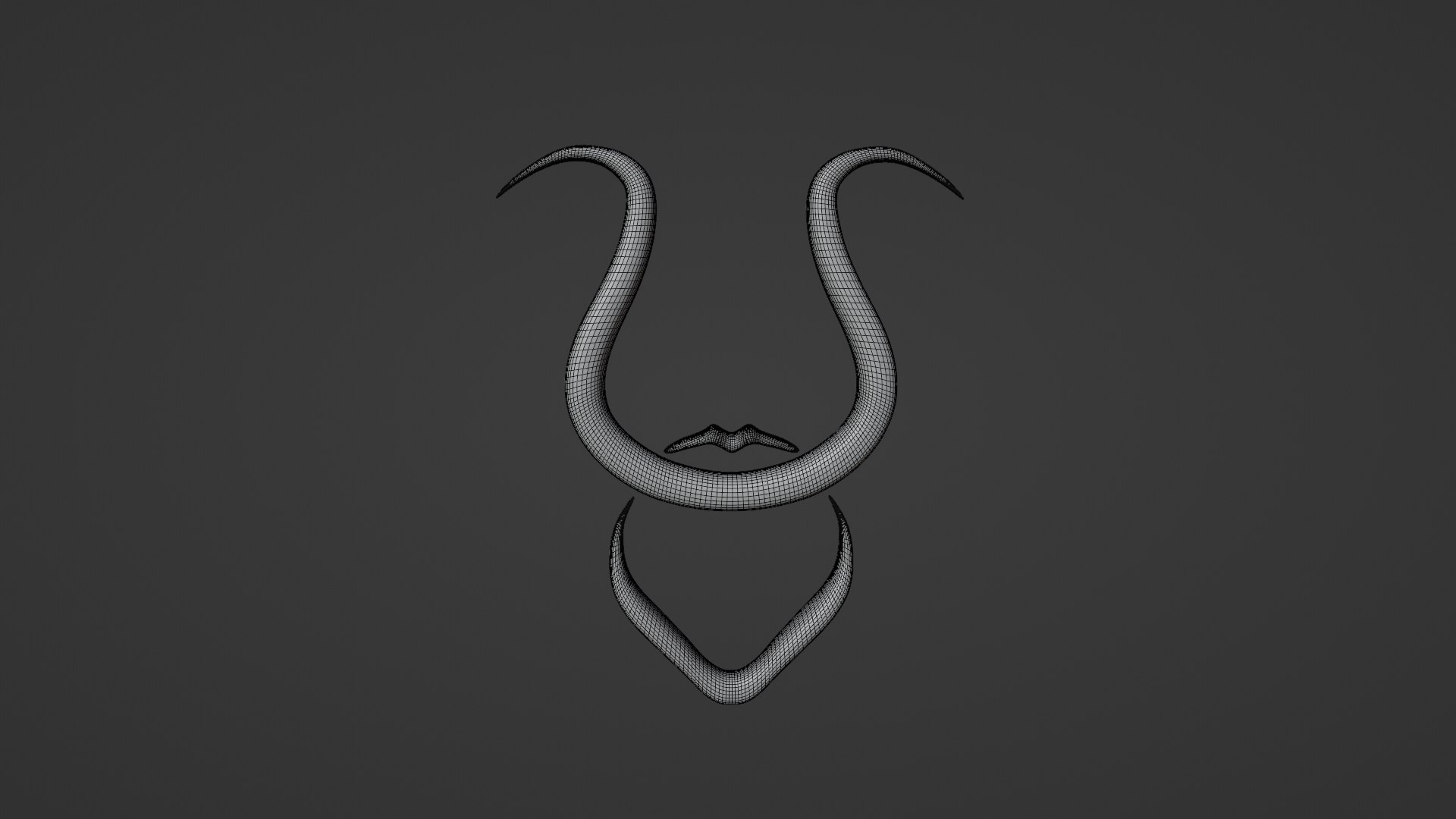 3D Taurus Zodiac Sign Crystal - TurboSquid 2047264