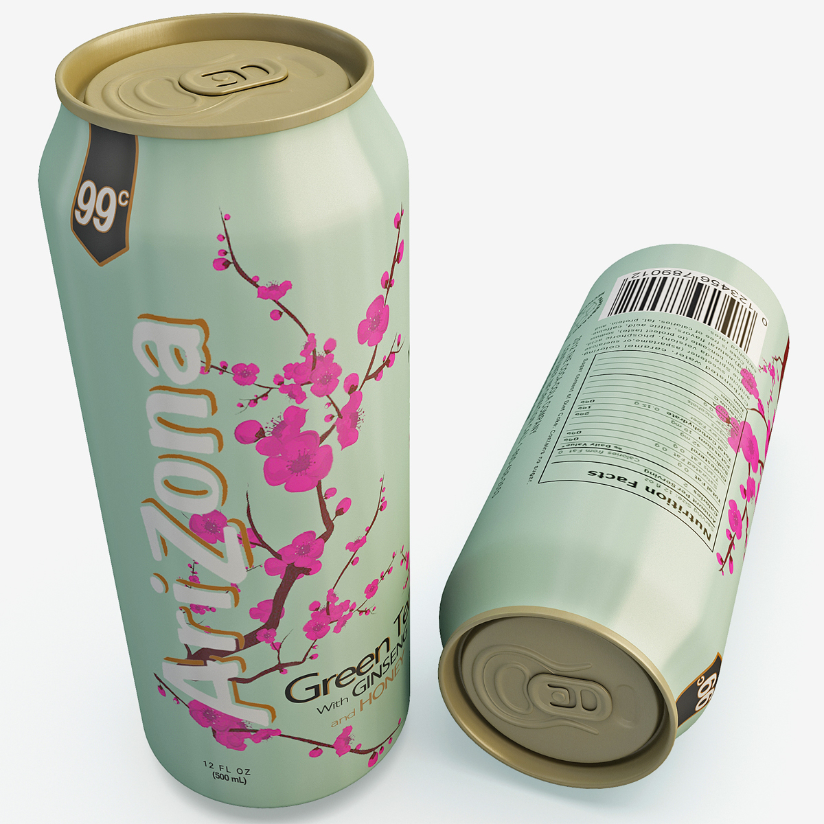 3d model of arizona iced tea
