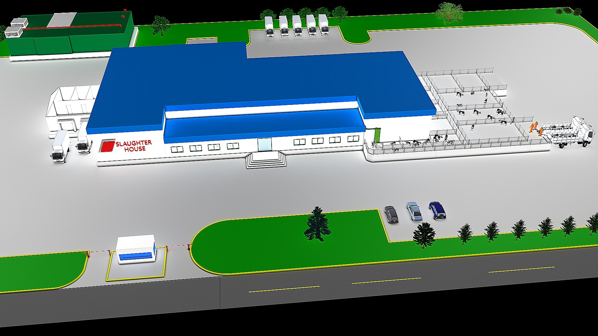 Slaughterhouse 3D Model - TurboSquid 2340046