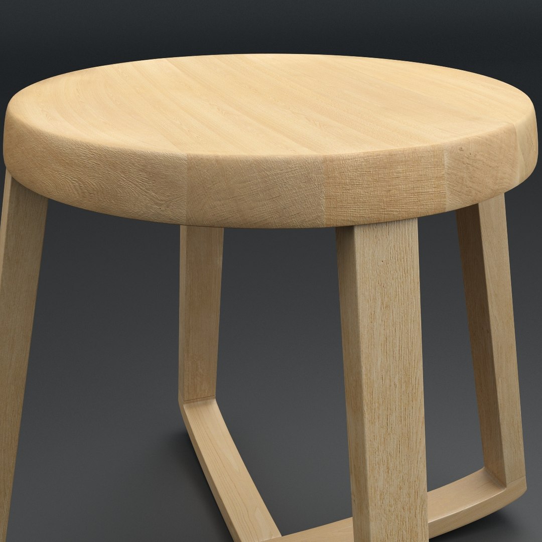 3d Model Monarchy Stool