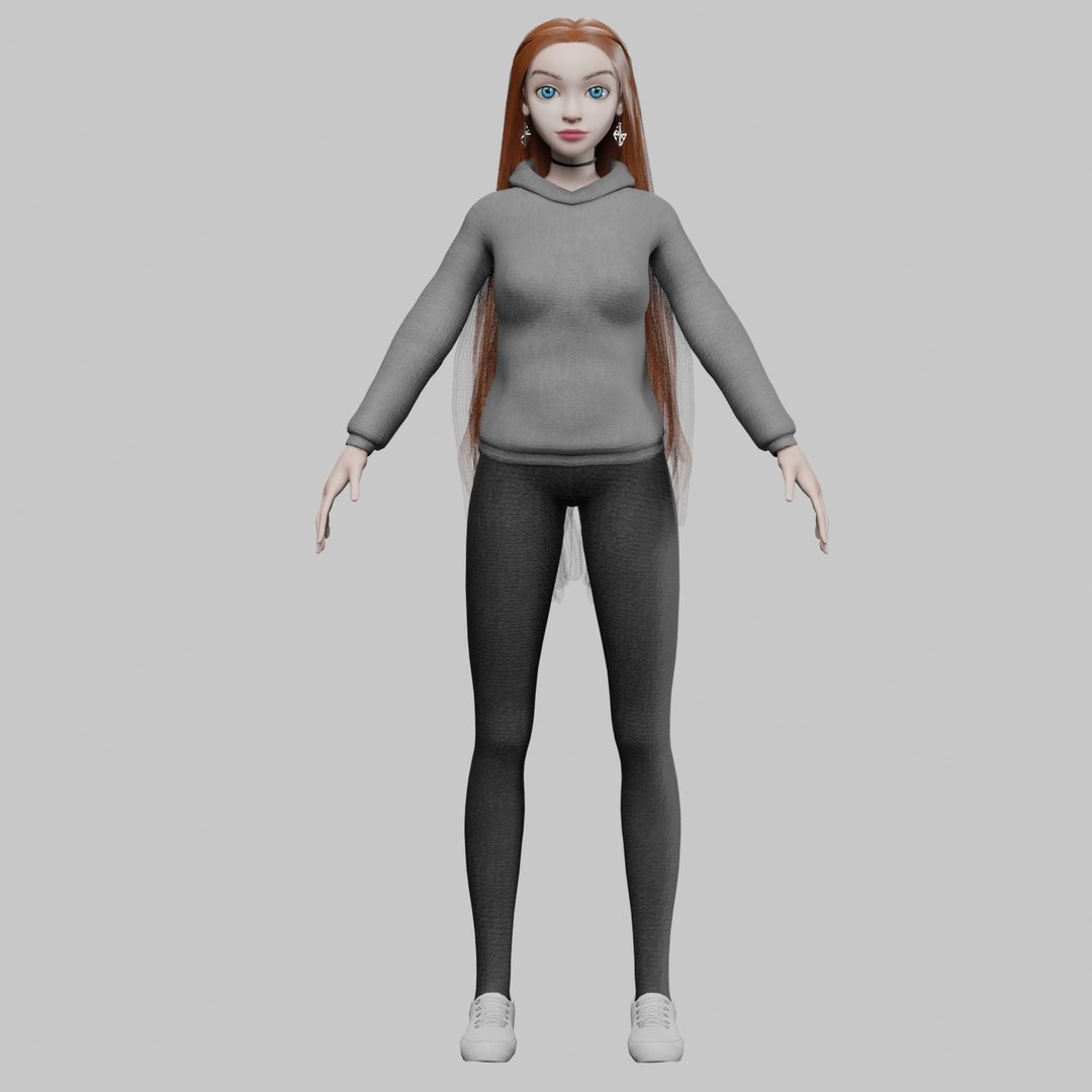 3D Pretty Beautiful Girl V36343 Model - TurboSquid 2263598