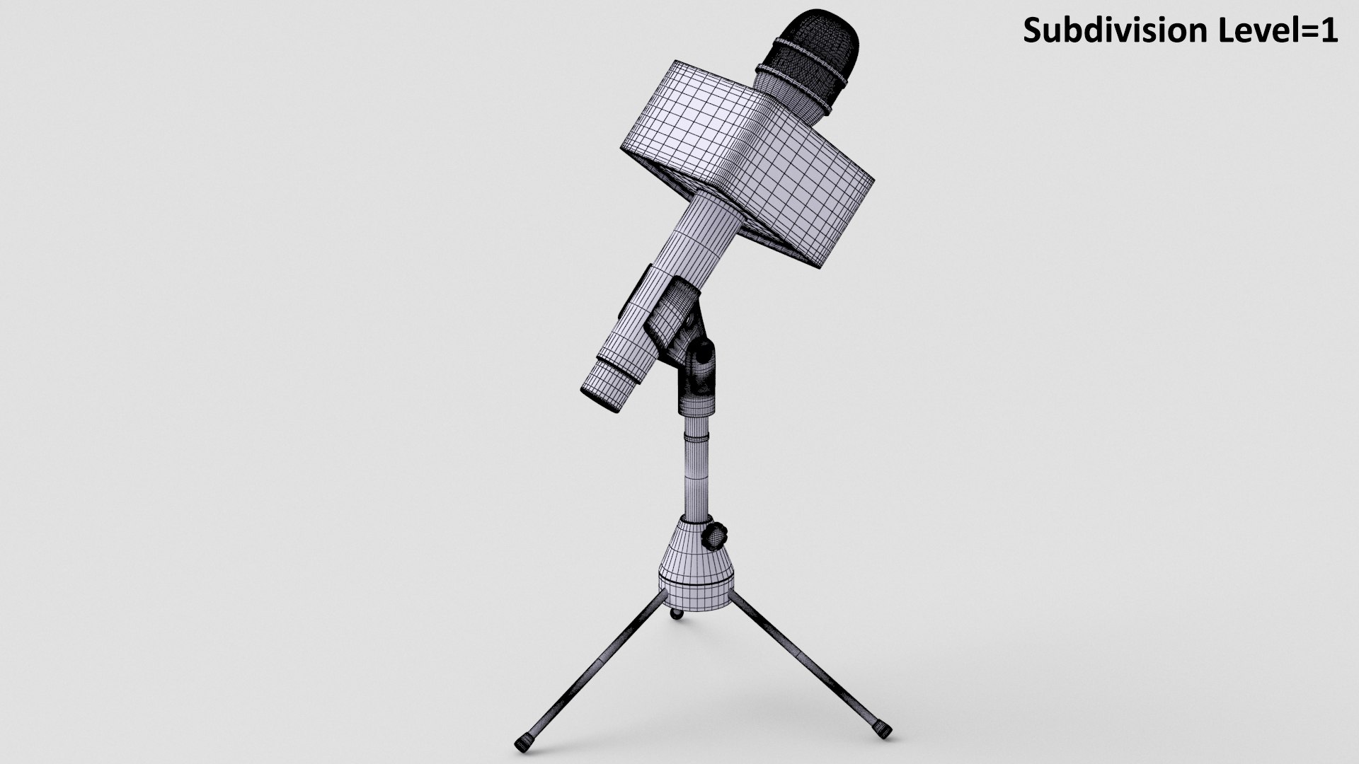 Mockup News Microphone 3D model - TurboSquid 2008252