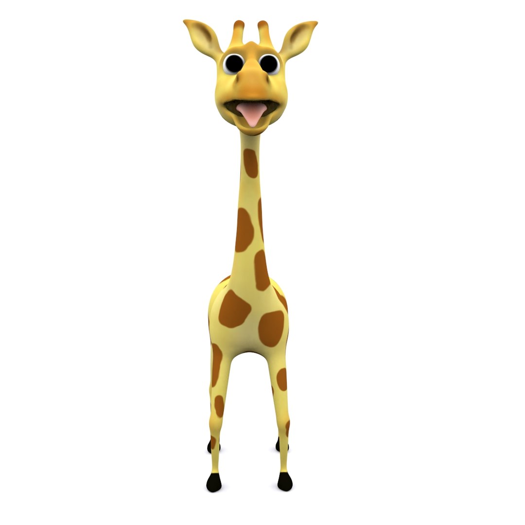 3d Cartoon Giraffe