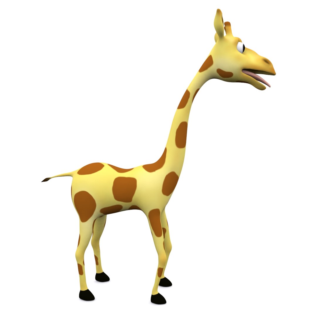 3d Cartoon Giraffe