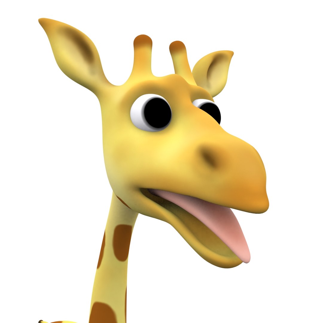 3d Cartoon Giraffe