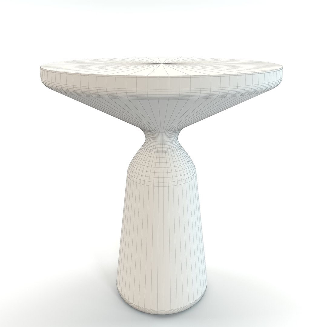 Coffee Table Set Bell 3d Model