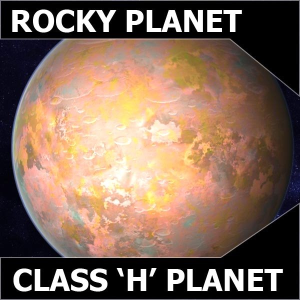 alien planet class h 3d max