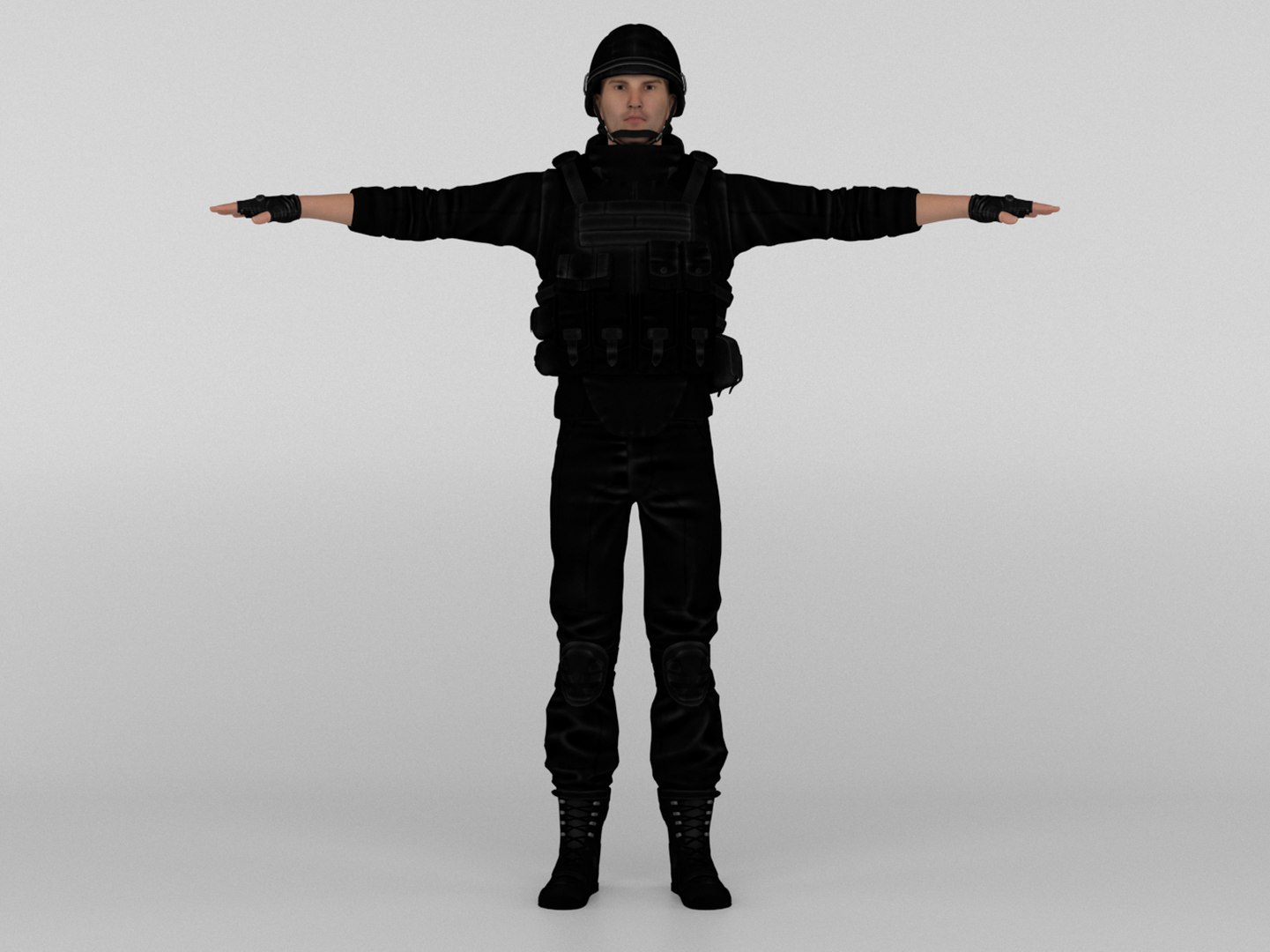 3D Commando - TurboSquid 1764225