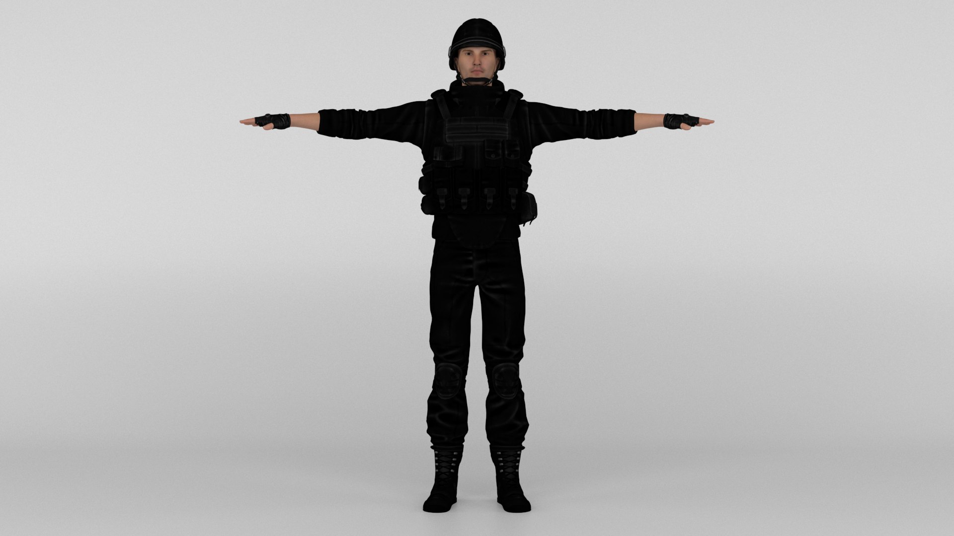 3D Commando - TurboSquid 1764225