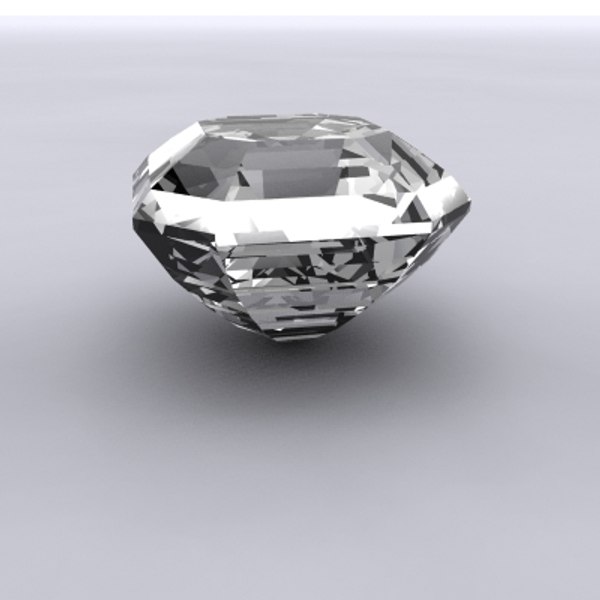 3d model of cuts diamond