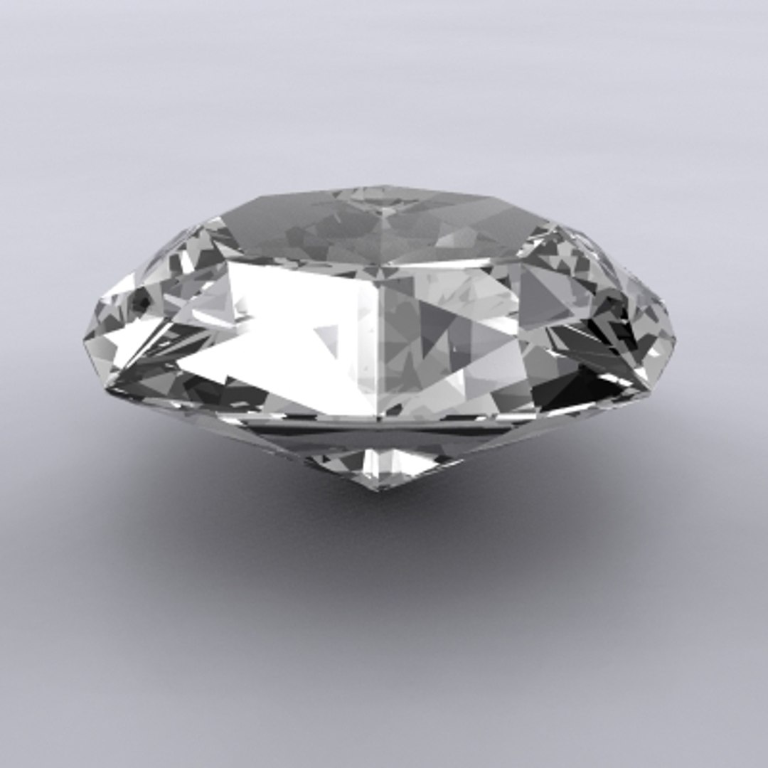 3d model of cuts diamond