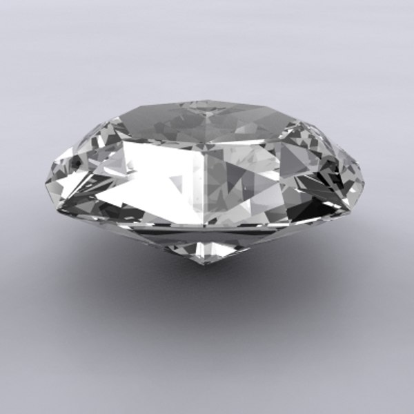 3d model of cuts diamond