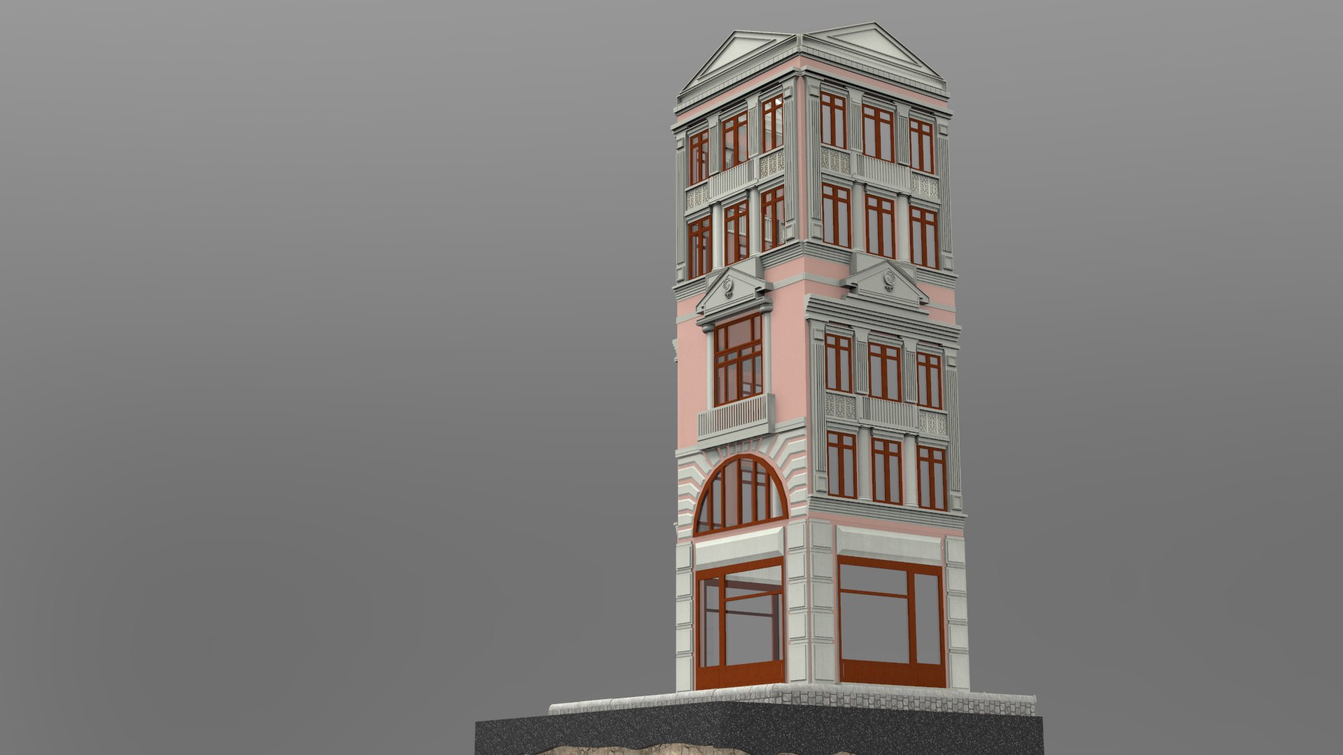 Istanbul Stone Building Model - TurboSquid 1564421
