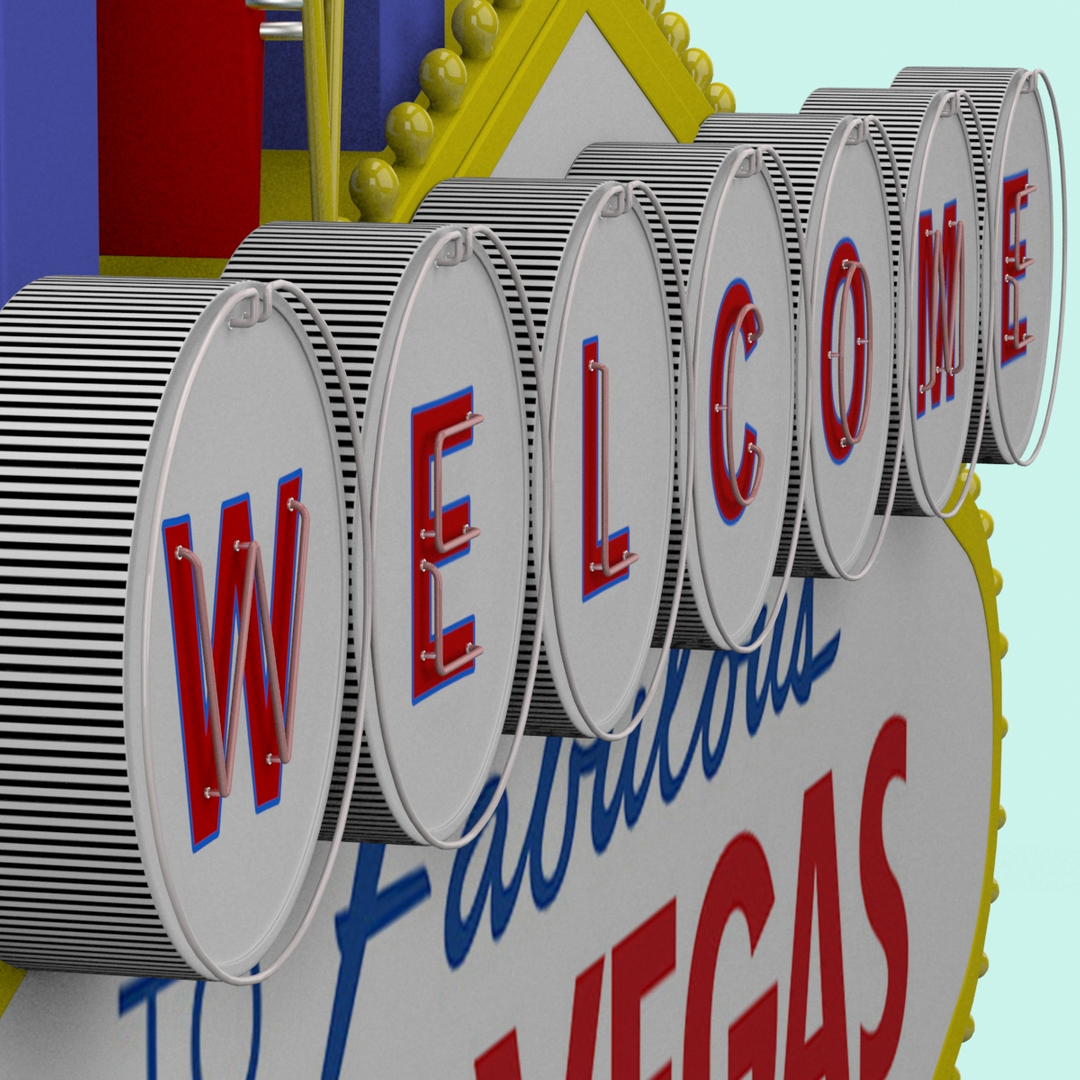 3D model las vegas sign - TurboSquid 1244270