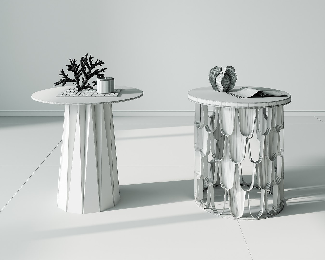 Corner Table 3D - TurboSquid 2138650