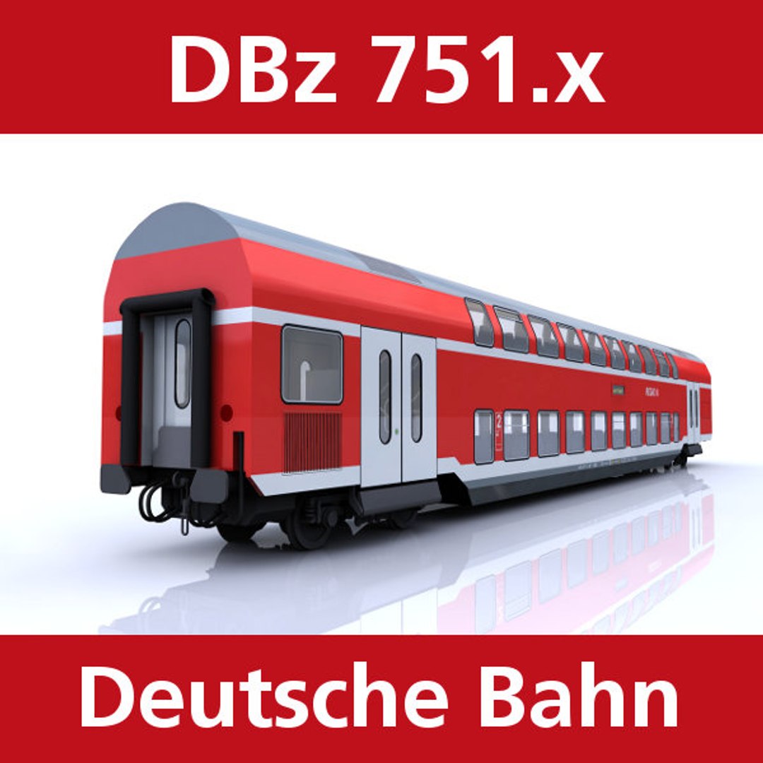 3d Model Passenger Deutsche Bahn