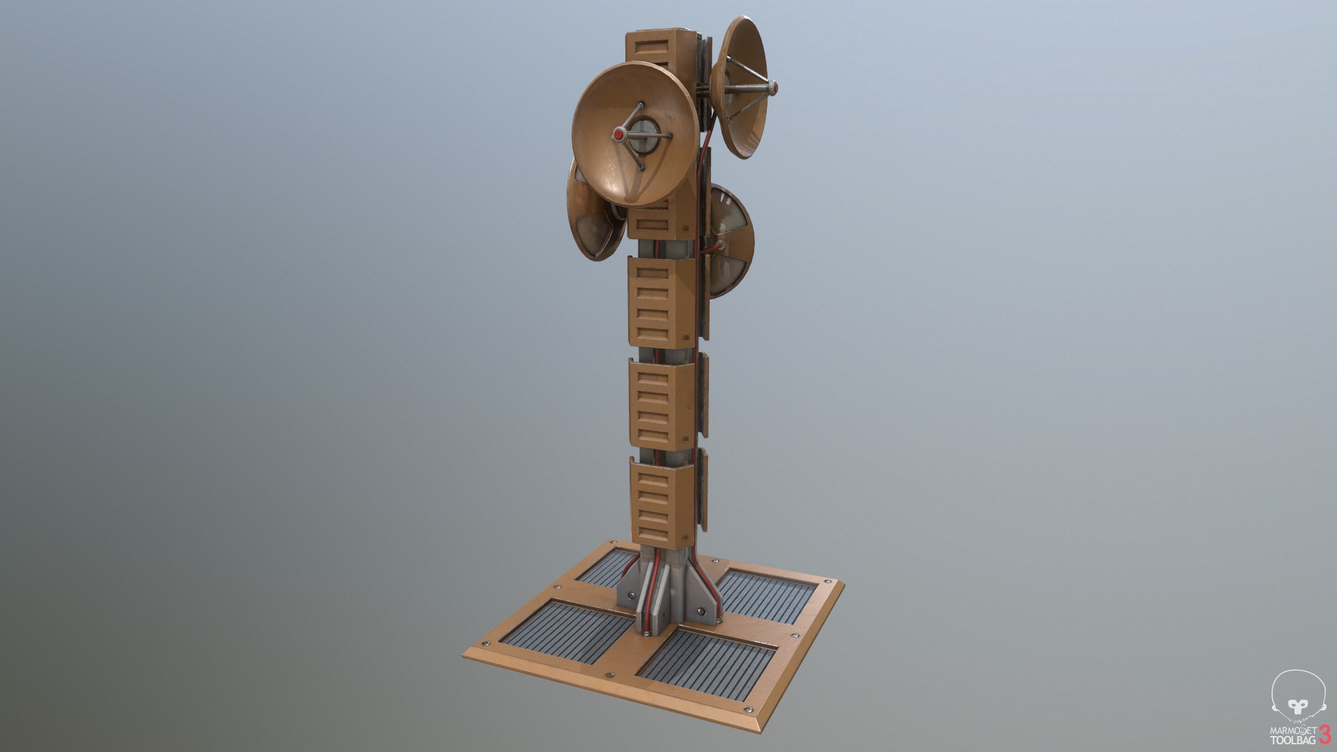 Sci Fi Communications Tower 3D - TurboSquid 1939596