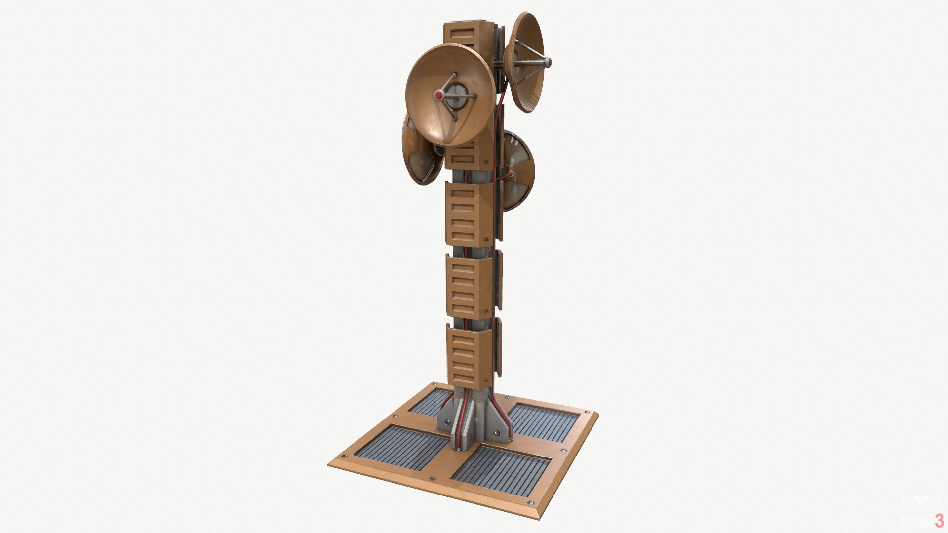 Sci Fi Communications Tower 3D - TurboSquid 1939596