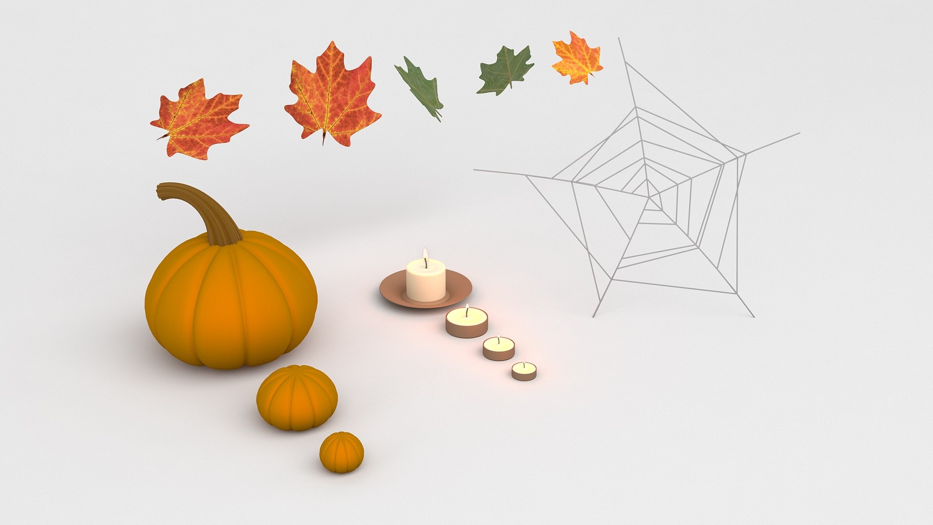 3D Halloween Set Model - TurboSquid 1789154