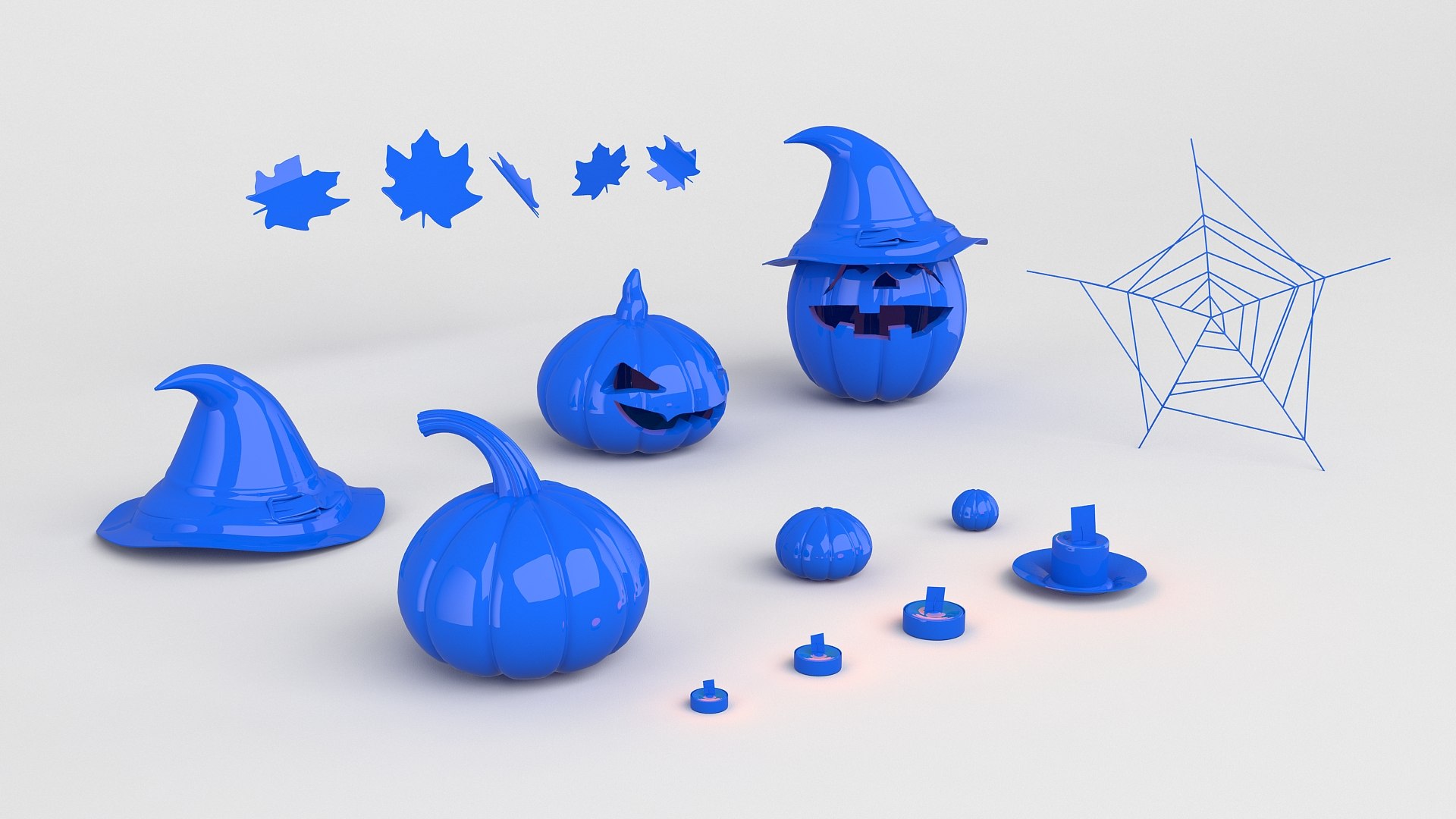 3D Halloween Set Model - TurboSquid 1789154