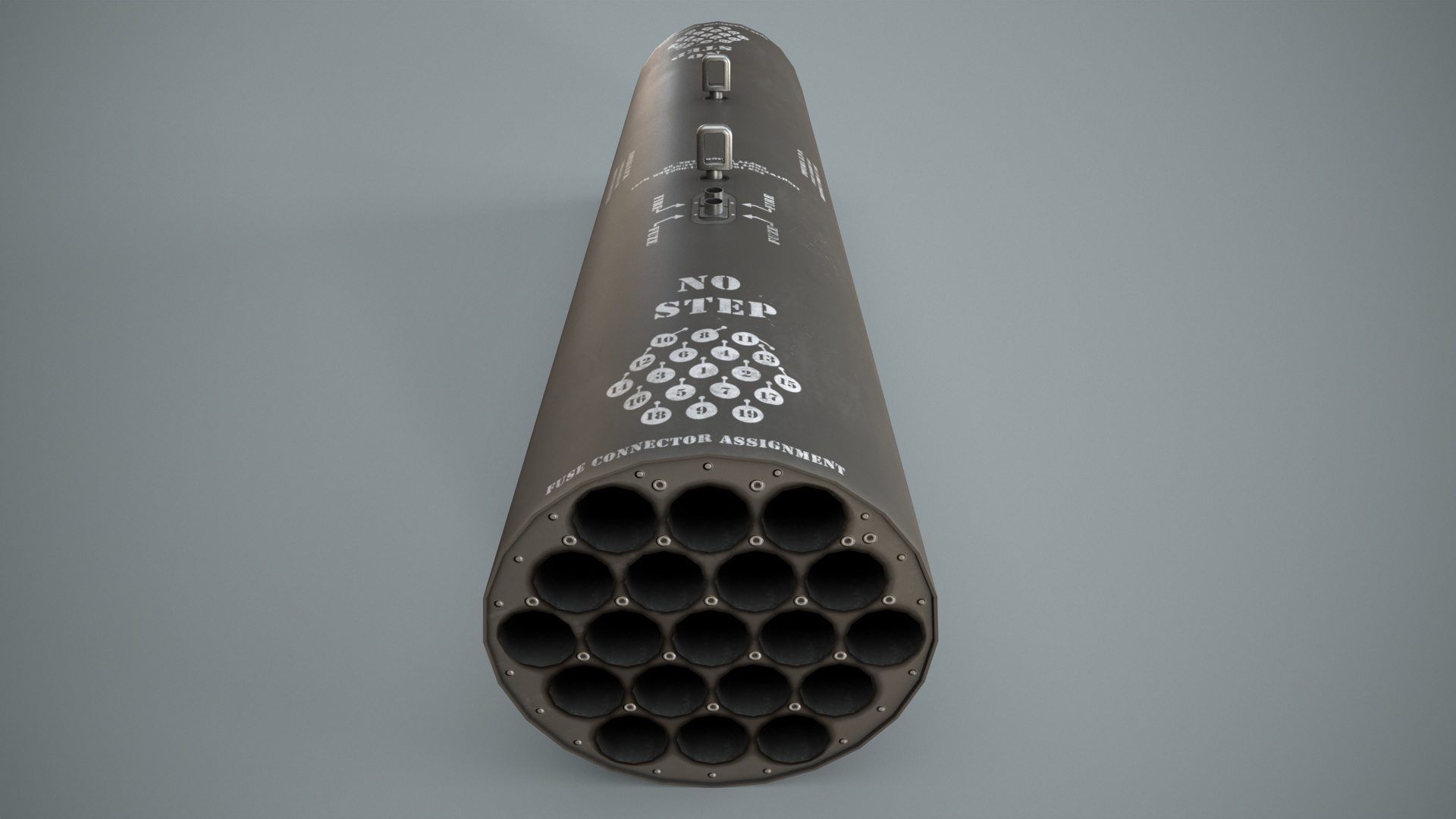 Missile Launcher M-261 3D Model - TurboSquid 2064242