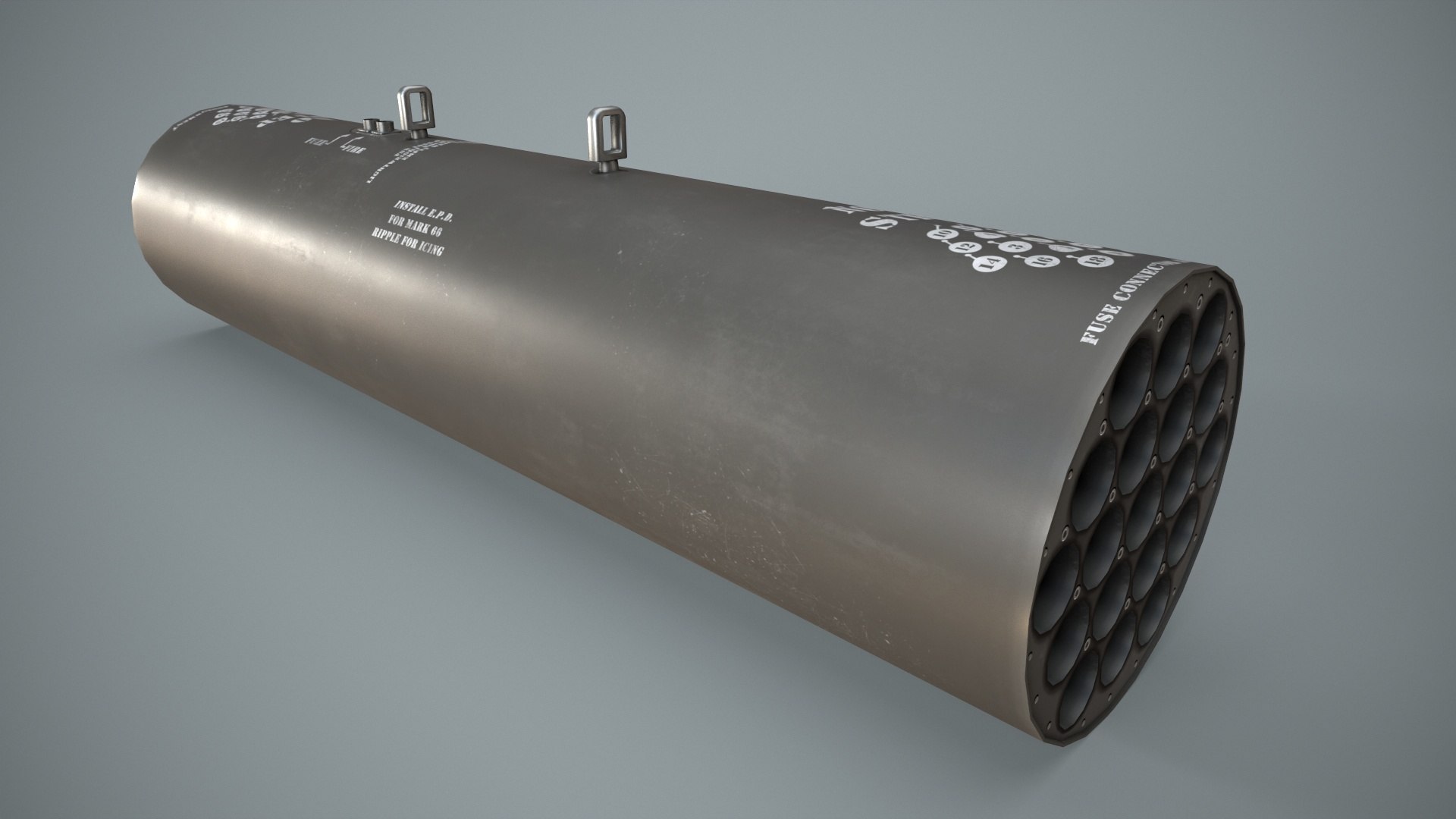Missile Launcher M-261 3D Model - TurboSquid 2064242