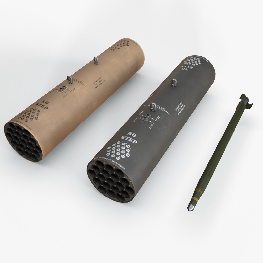 Missile Launcher M-261 3D model - TurboSquid 2064242