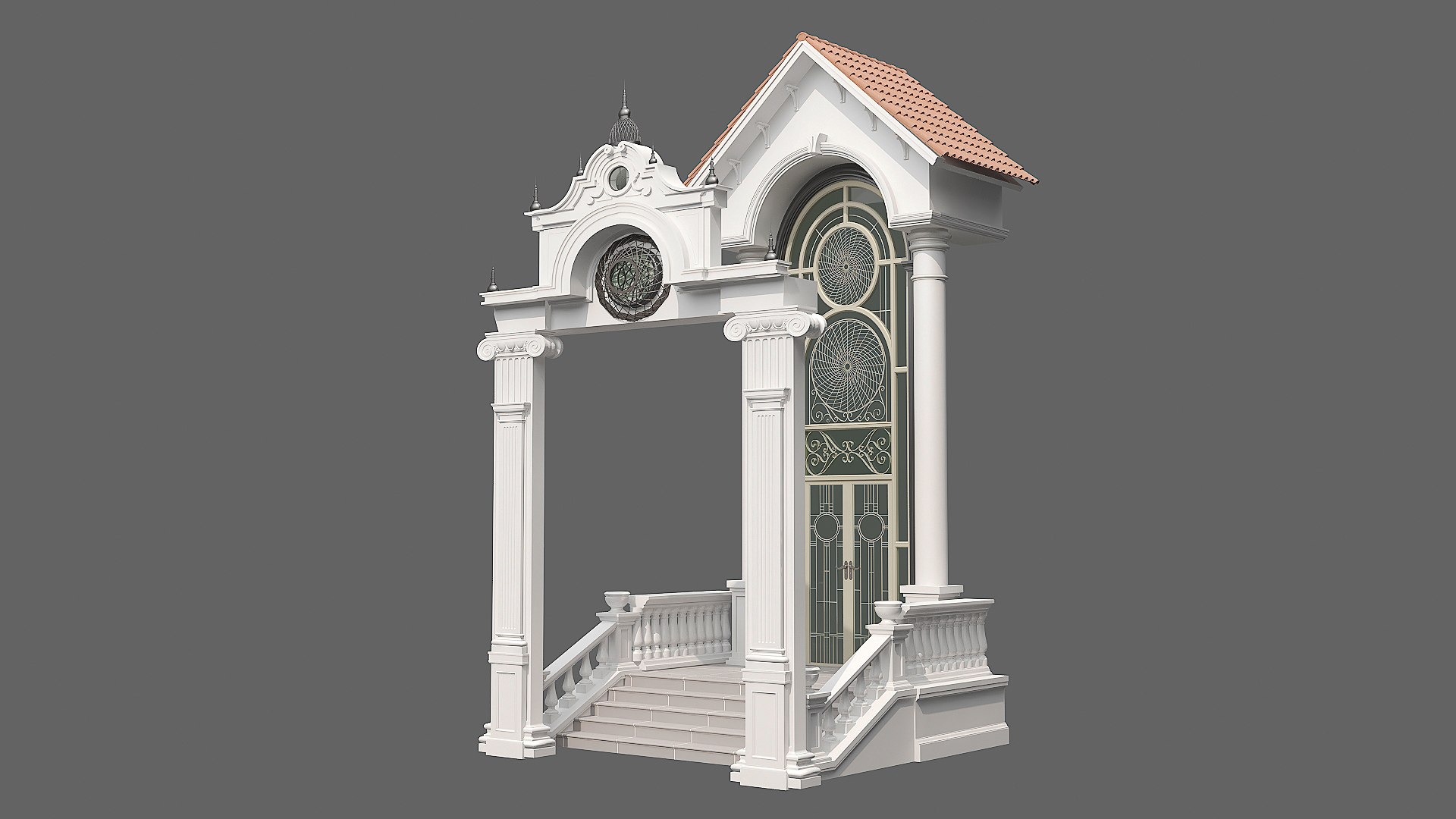 Classic Door Gate 1 Model - TurboSquid 1941354