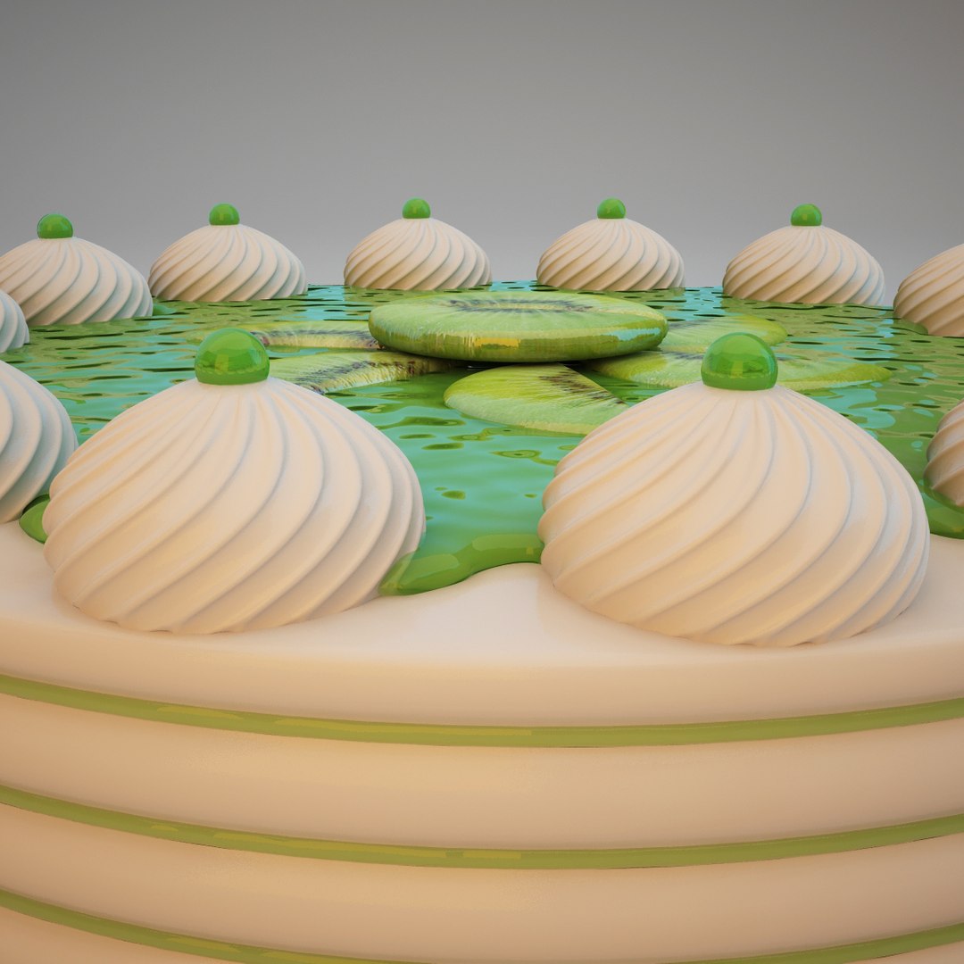 3d Cake Kiwi