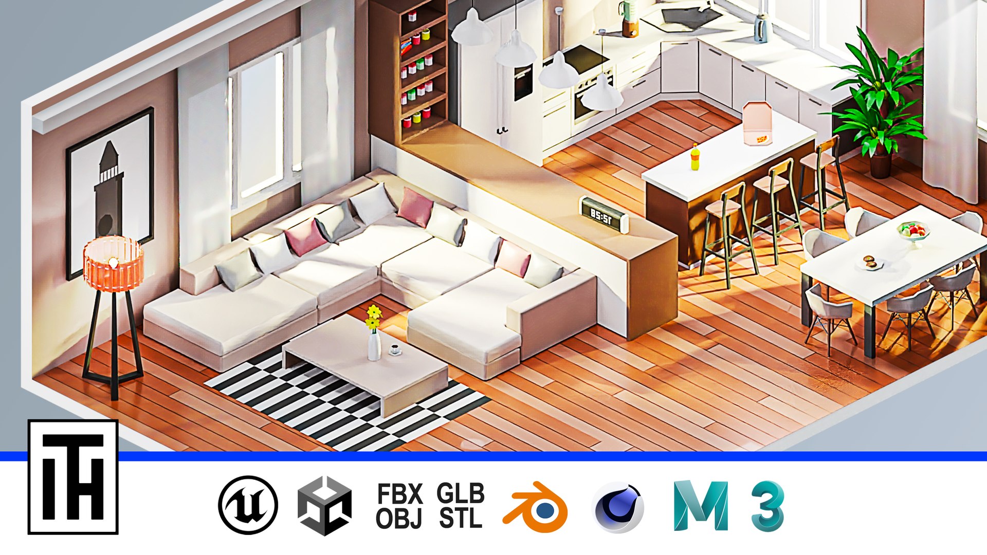 Room 12 3D Model - TurboSquid 2146024