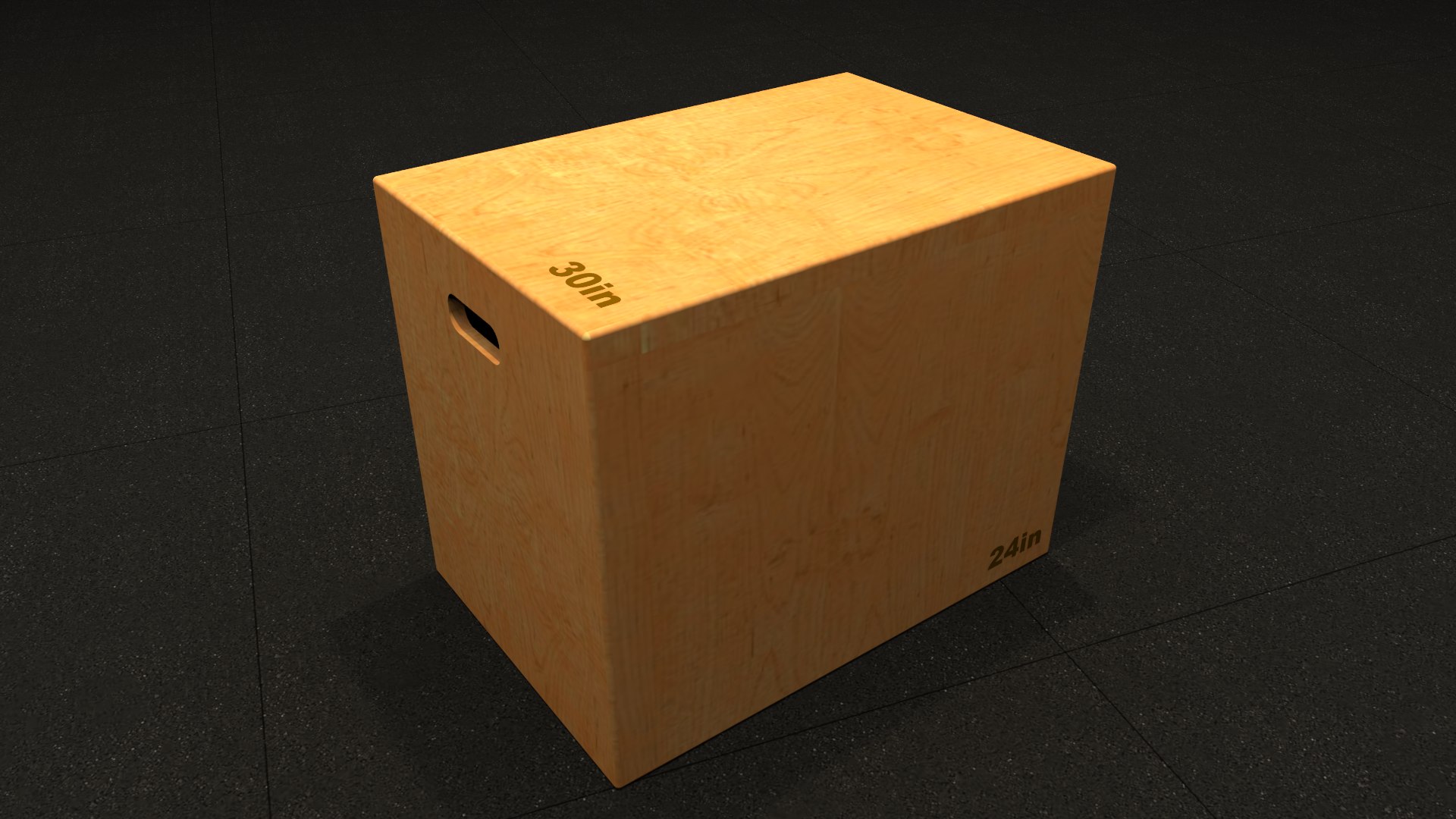 3D Model Wooden Plyometric Box - TurboSquid 2346331