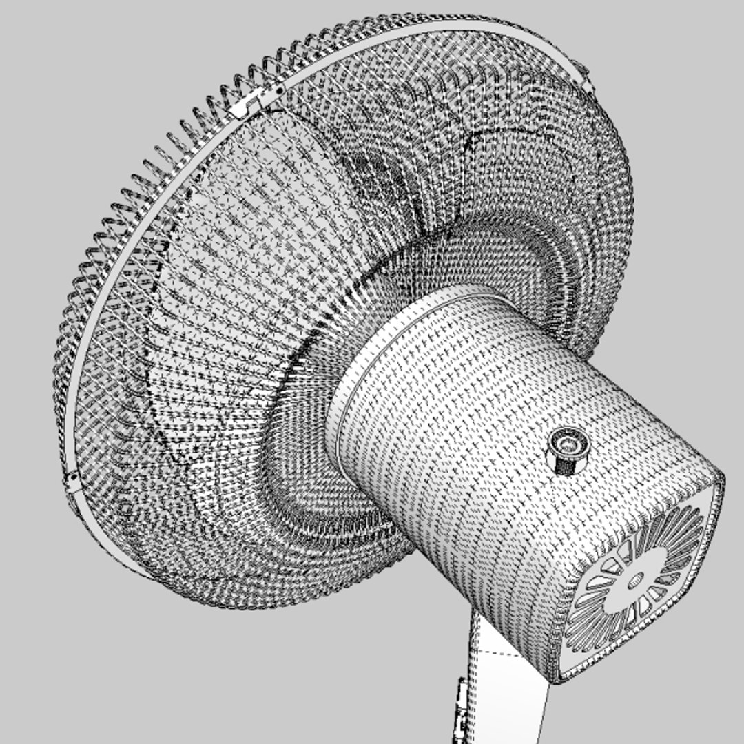 3d Freestanding Fan