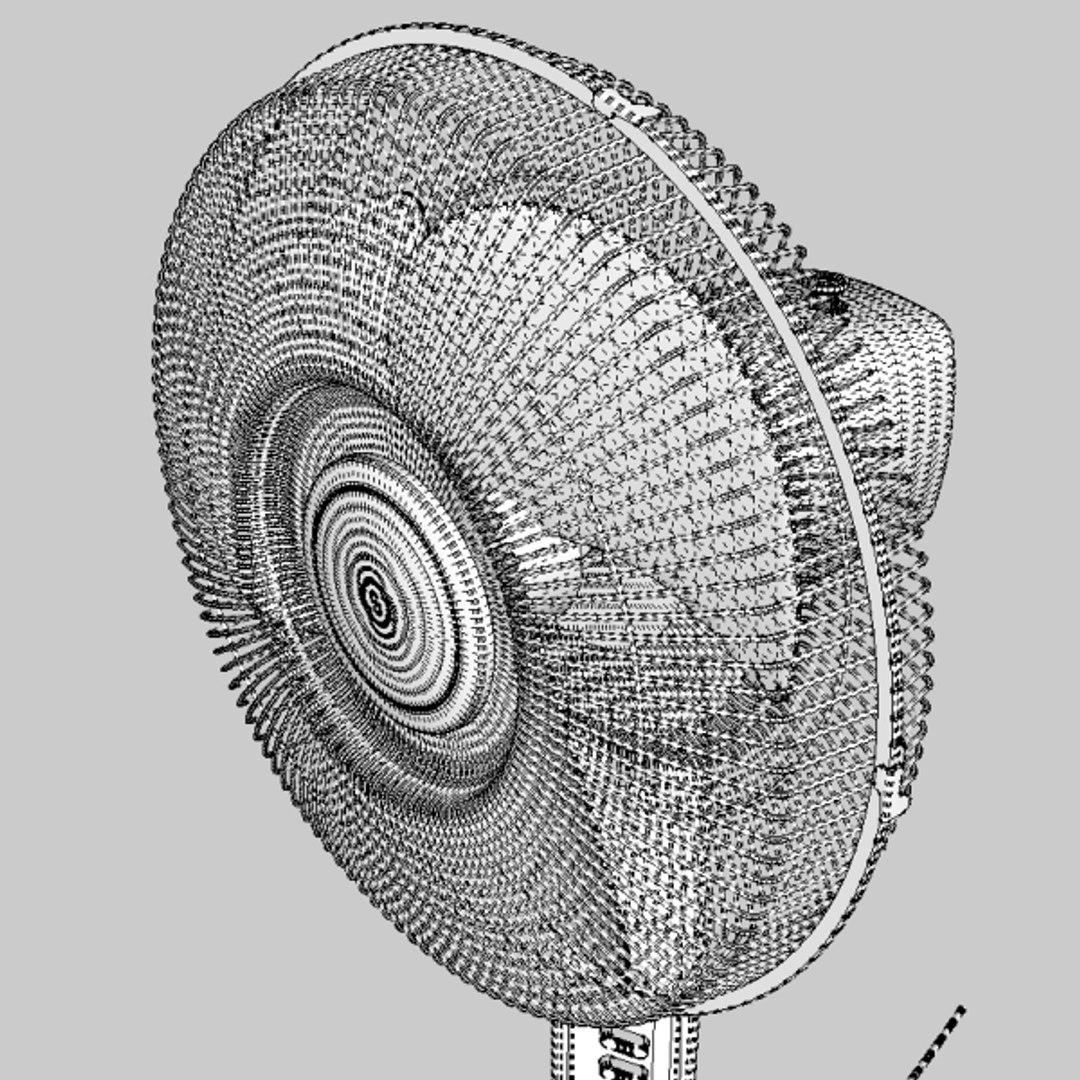 3d Freestanding Fan