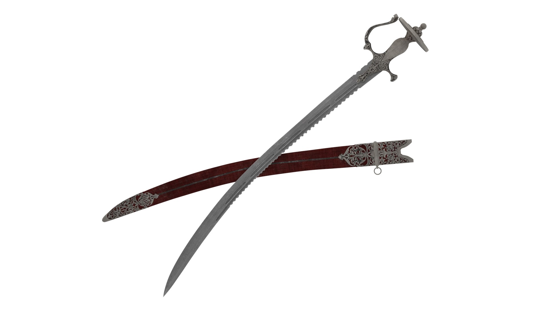 3D Model Talwar Sword - TurboSquid 1769221