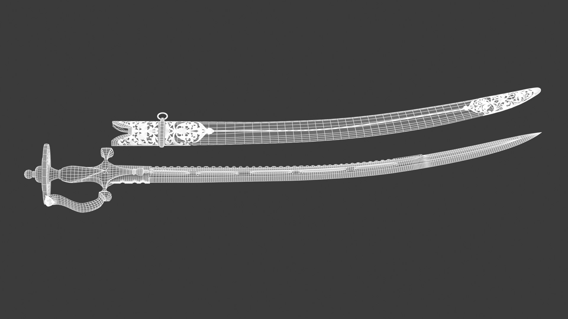 3D Model Talwar Sword - TurboSquid 1769221